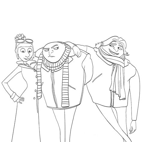 Despicable Me Coloring Pages To Download And Print For Free