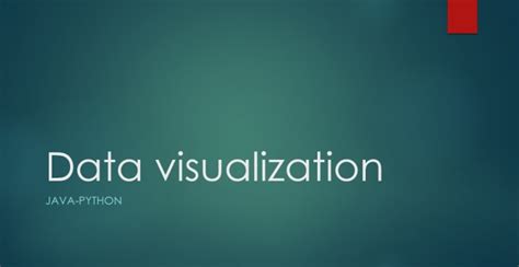 Do Data Visualization In Java And Python By Charitycrown Fiverr