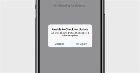 How To Fix Unable To Check For Update Error On IPhone And IPad