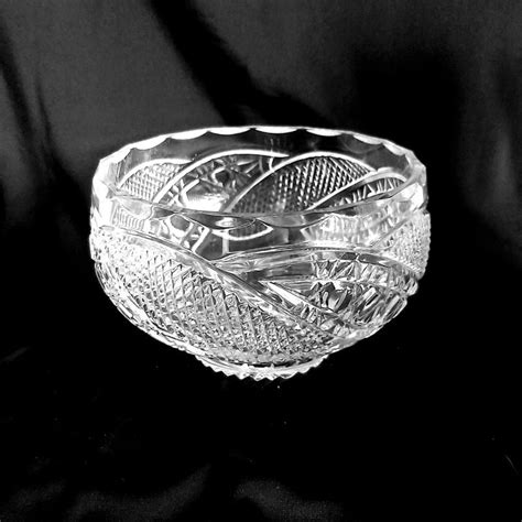 Кришталева ваза для цукерок вінтажна салатниця кришталь — ціна 685 грн у каталозі Вази для