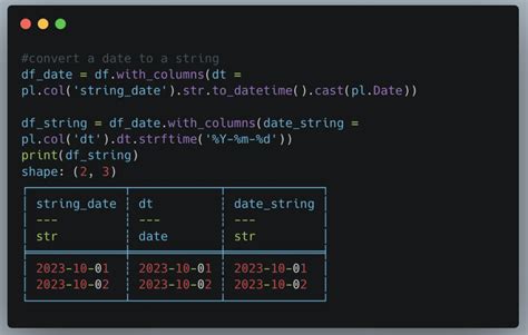 Date And Datetime Manipulation In Polars Confessions Of A Data Guy