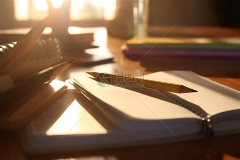 课堂上的铅笔和笔记本高清图片下载 正版图片600153996 摄图网