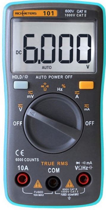 RICHMETERS RM101 Digital Multimeter User Manual