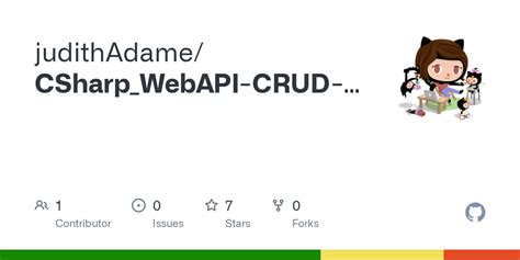 GitHub JudithAdame CSharp WebAPI CRUD Produits