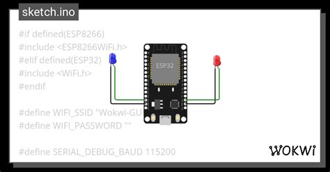 Praktikum 2 Tugas 1 Wokwi Esp32 Stm32 Arduino Simulator