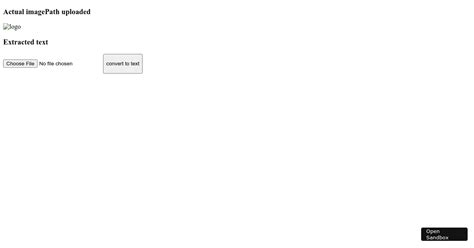Test Forked Codesandbox