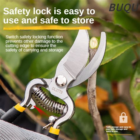 Deli 8 인치 정원 정리기 Sk5 블레이드 분재용 가지 치기 가위 과일 나무 꽃 가지 정원 가지 치기 정원 도구