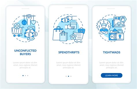 Customers Types Onboarding Mobile App Page Screen With Concepts 2463977