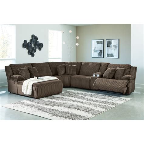 Signature Design By Ashley Top Tier 92705s2 6 Piece Reclining Sectional