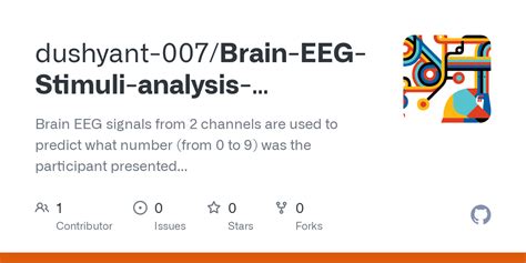 GitHub Dushyant 007 Brain EEG Stimuli Analysis Prediction Using LSTM And CNN Brain EEG