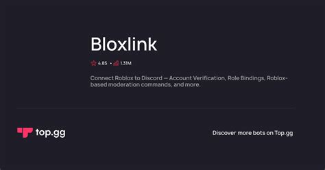 Adicionar Bloxlink The 1 Discord Bot And Discord App List