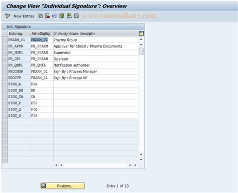 ELSIG02 SAP Tcode Digital Signature