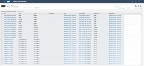 Soldoc Report Solution Documentation Structure Tr Sap Community