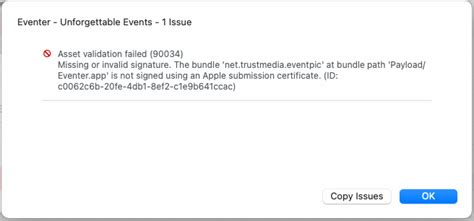 asset validation failed 90035 · issue 2375 · airsdk adobe runtime