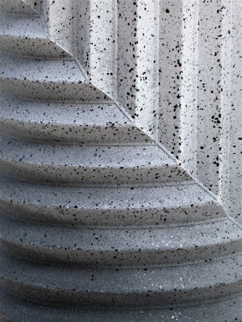 Phil Cuttance Creates Intricate Herringbone Stone Blend Vases By Hand