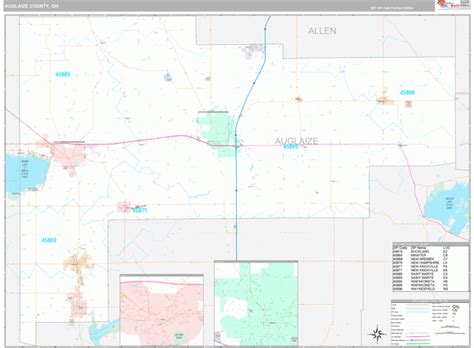 Map Of Auglaize County Ohio Maps Of Ohio