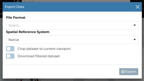 Dataset Download Export