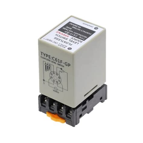 C61f Gp Ac220v Level Relay Floatless Level Switch C61f Gp Water Level Controller Switch Pump
