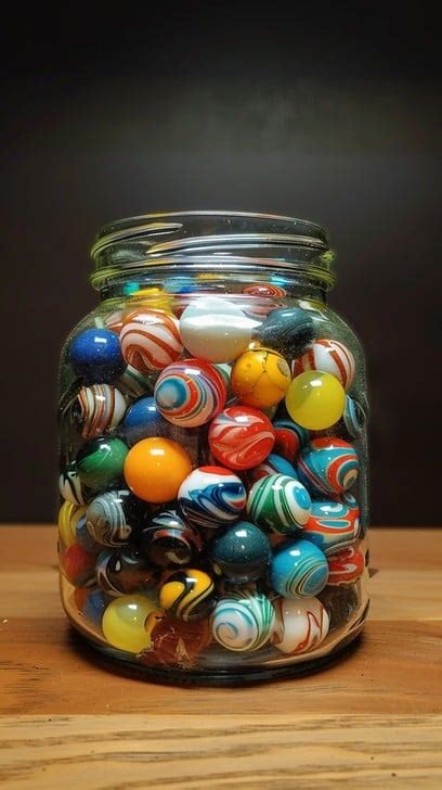 Free Jar Of Marbles Image Marbles Glass Colors Download At Stockcake