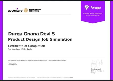 Durga Gnana Devi On Linkedin Ui Internship Accenture Forage Designthinking Careergrowth