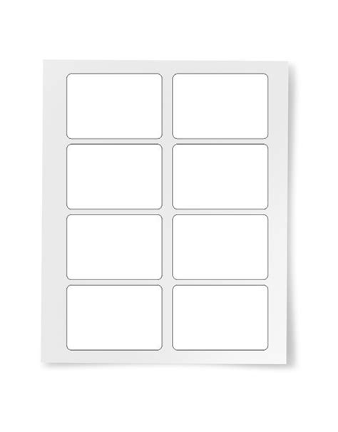Word Label Template 8 Per Sheet