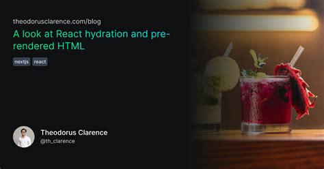 A Look At React Hydration And Pre Rendered Html