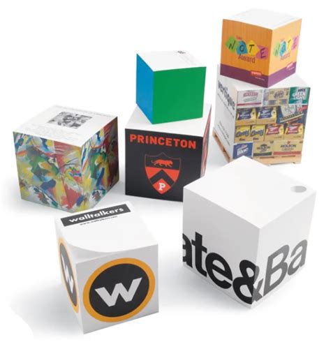 Wholesale Custom Printed Post It Note Cube Pads Custom Printed Cube
