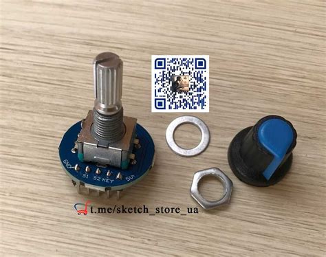 Модуль энкодера с кнопкой Ec11 для Arduino 62 грн Аксесуари й Модуль энкодера с кнопкой Ec11 для Arduino 62 грн Аксесуари й