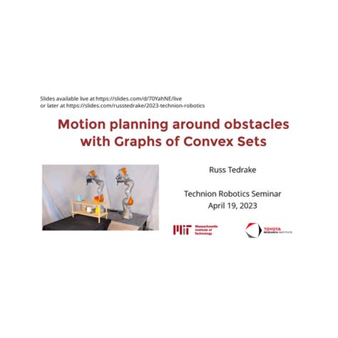 motion planning around obstacles with graphs of convex sets