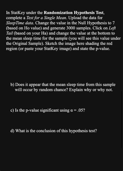 solved in statkey under the randomization hypothesis test