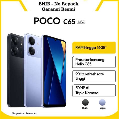 Promo Poco C Ram Hingga Gb Prosesor Kencang Helio G Hz Refresh Rate Tinggi Mp Ai