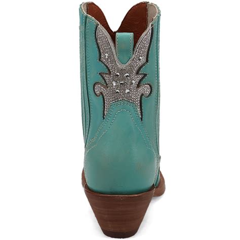 Womens Dan Post Turquoise Crystal Snip Toe Boot Lets Ride Boots And
