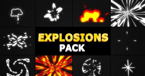 Explosions Pack 2d Textures And Materials Unity Asset Store