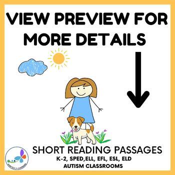 Reading Comprehension Passages With Differentiated Questions TPT
