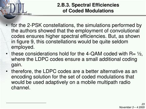Ppt Convolutional Vs Ldpc Coding For Coded Adaptive Qam Modulations