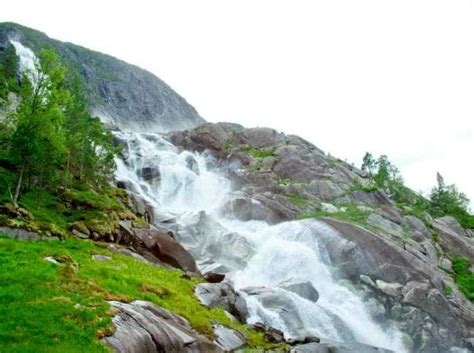 Hike To Langfoss Waterfall Hike To Langfoss Waterfall