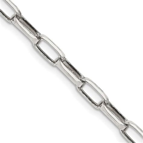 Curata 925 Sterling Silver Solid Polished Link Chain Necklace 5mm