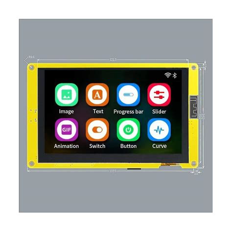 Esp32 S3 5 Inch Ips 800x480 Rgb Lcd Tft Display Module Hmi 8m Psram 16m