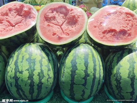 西瓜摄影图水果生物世界摄影图库昵图网