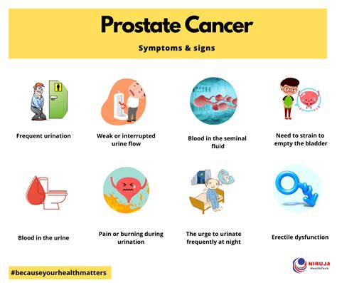 Prostate Cancer Stages Symptoms