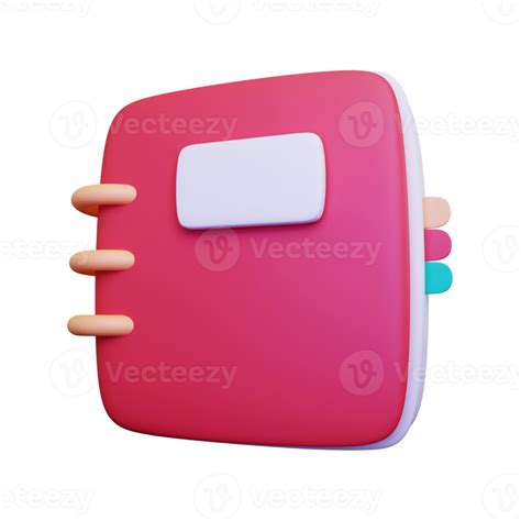 3d Notebook Icon 10873293 Png