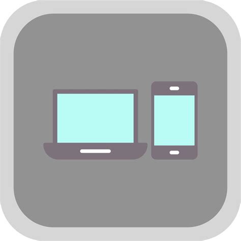 Devices Flat Round Corner Icon Design 43885517 Vector Art At Vecteezy