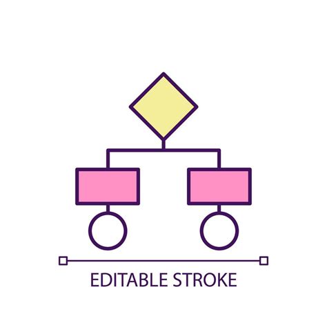 Algorithm Structure Rgb Color Icon Mathematical Problem Solving Tasks