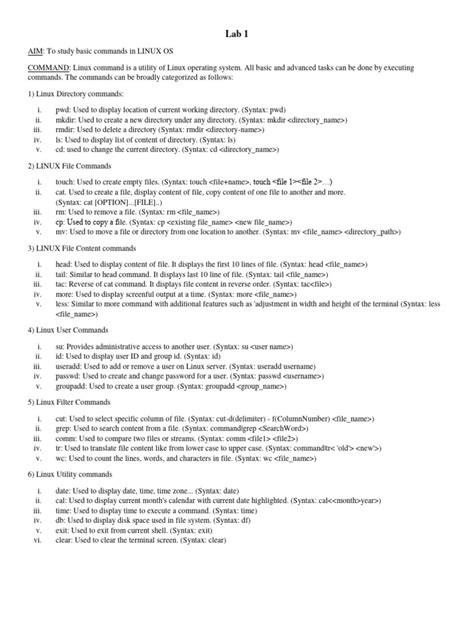 Operating System Lab Pdf Thread Computing Computer Architecture