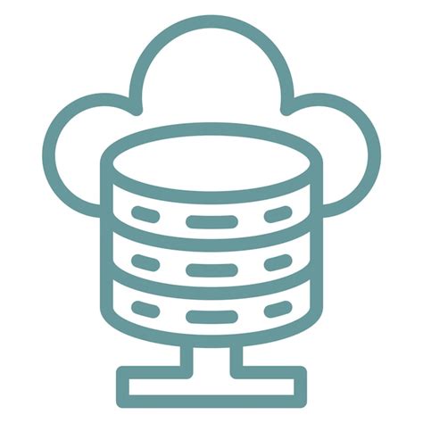 premium vector vector design cloud database icon style