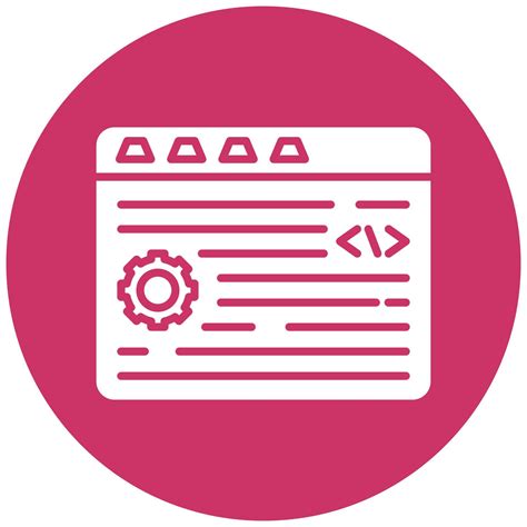 Vector Design Programming Vector Icon Style 22192950 Vector Art At Vecteezy