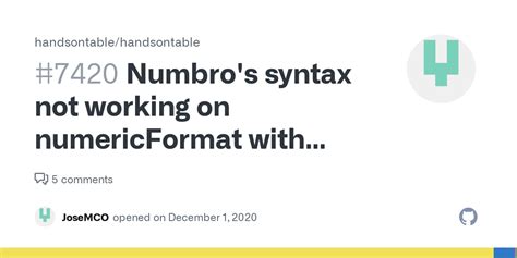 Numbros Syntax Not Working On Numericformat With Typescript · Issue