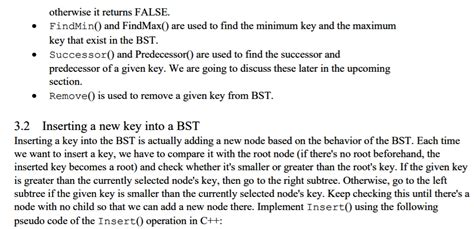 Solved 31 Create A Bst In C Create The Files Bstnodeh