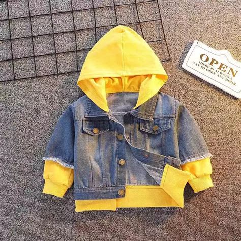 Куртка для малышей от 0 до 3 лет осенняя куртка с капюшоном в стиле пэчворк для мальчиков и