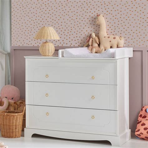 Table à Langer Pour Commode Bébé Blanche Mid Vox